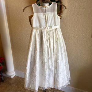 Cinderella | Dresses | Flower Girl Pageant Wedding Easter Ivory Dress ...